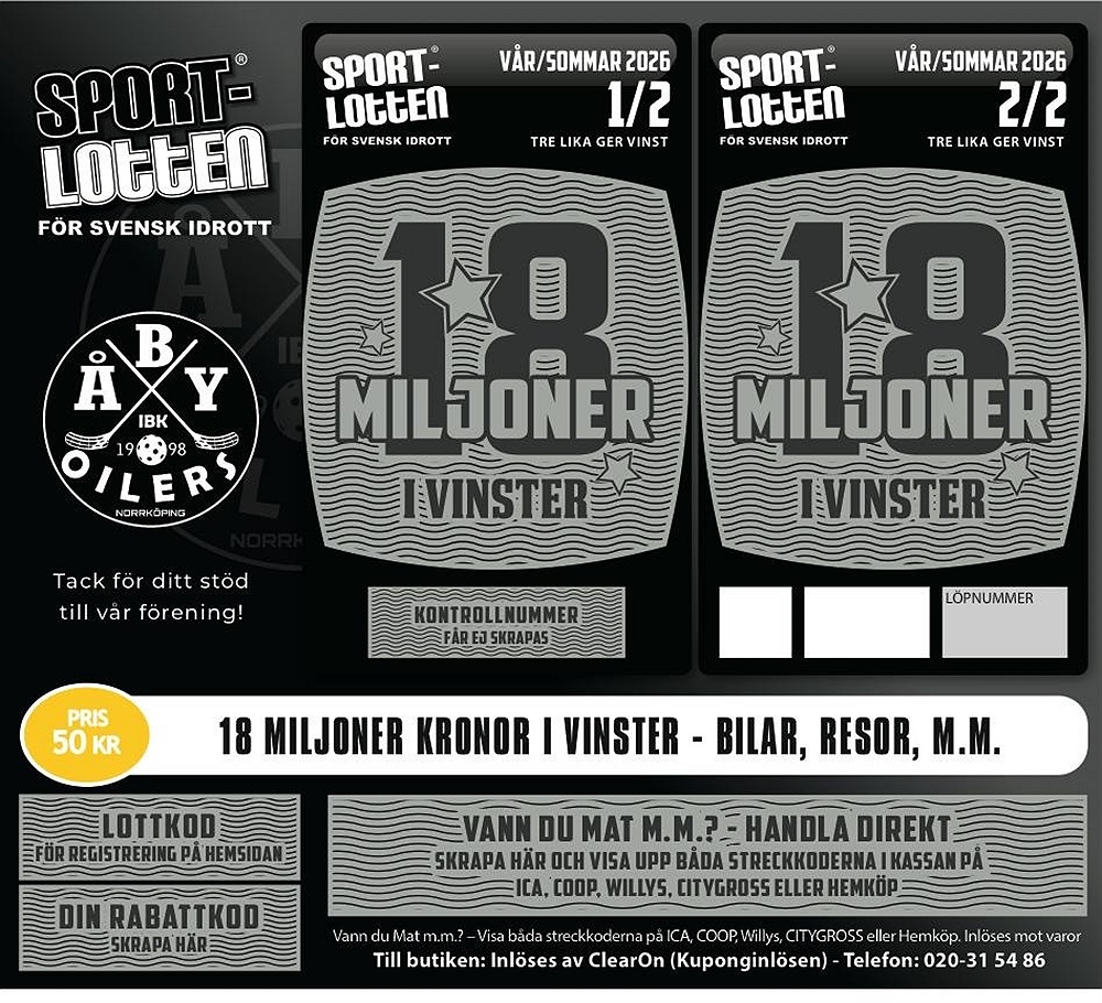 💡 Glöm Triss – ge bort något som ger mer tillbaka! / Åby Oilers IBK