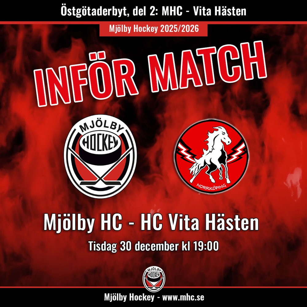 Publikfest i ProTrain Arena: Östgötaderbyt, del 2 / Mjölby HC - MHC A-lag
