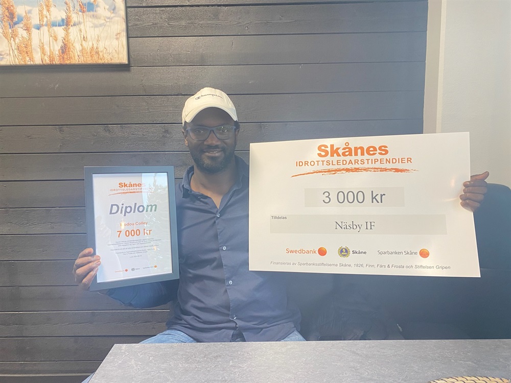 Idrottsledarstipendie Modou Colley / Näsby IF
