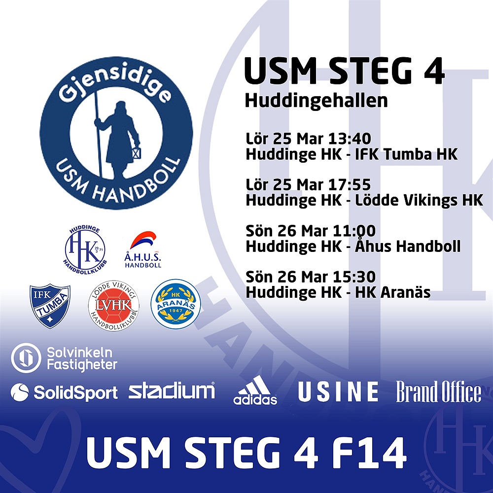 USM F14 HEMMA 25-26 MARS! / Huddinge HK