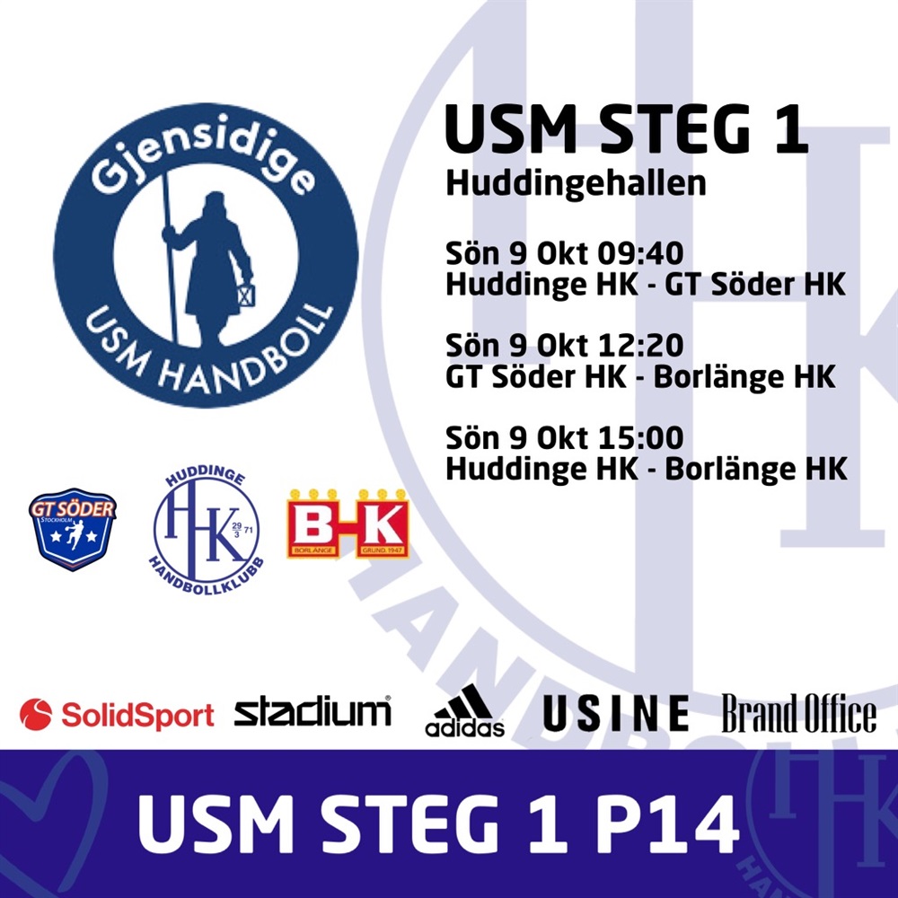 USM P14 - SÄSONGENS FÖRSTA HEMMASTEG I BORGEN! / Huddinge HK