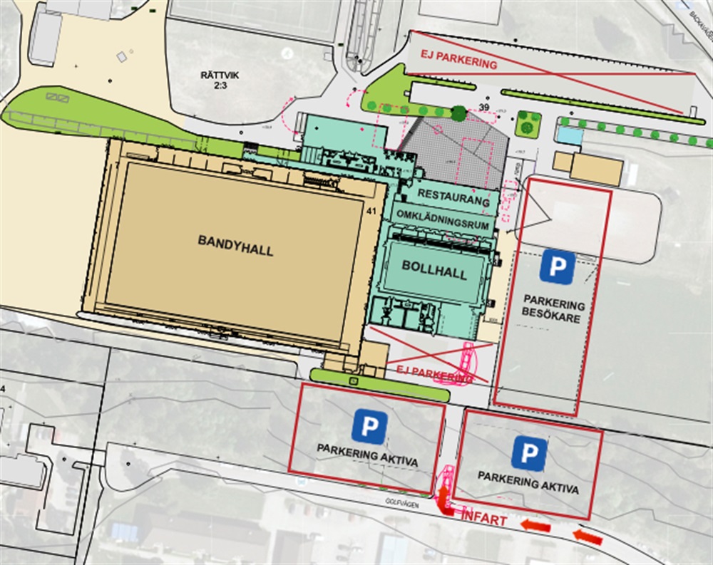 Viktig info om parkering runt arenan / IFK Rättvik