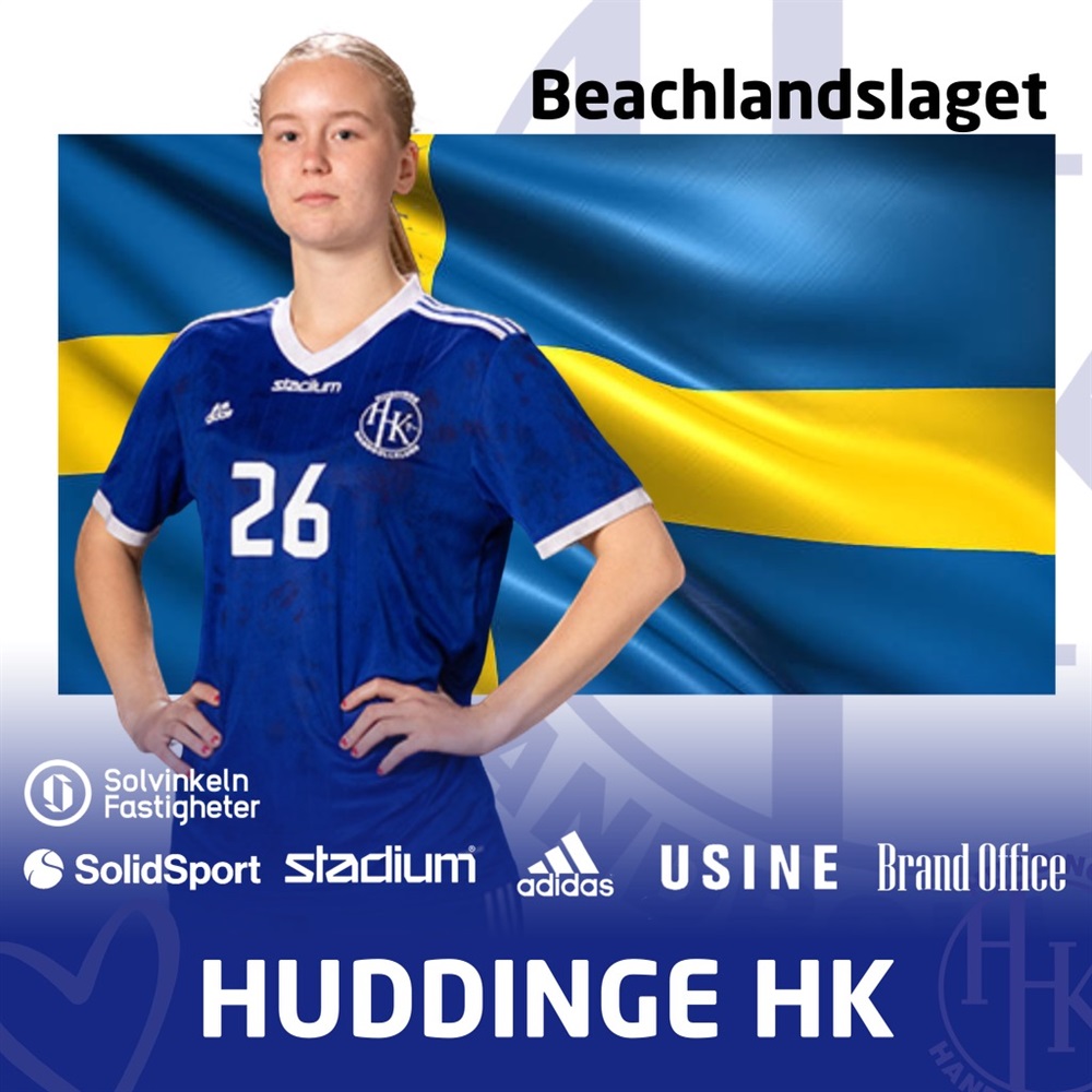 MARIE EKLUND UTTAGEN TILL BEACHLANDSLAGET! / Huddinge HK
