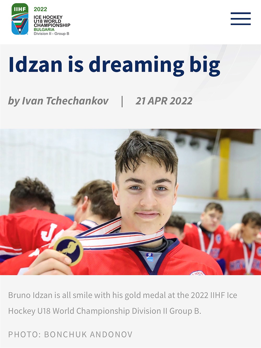 Brunos väg till guldet i U18 VM 2022 / Viggbyholms IK - Hockey