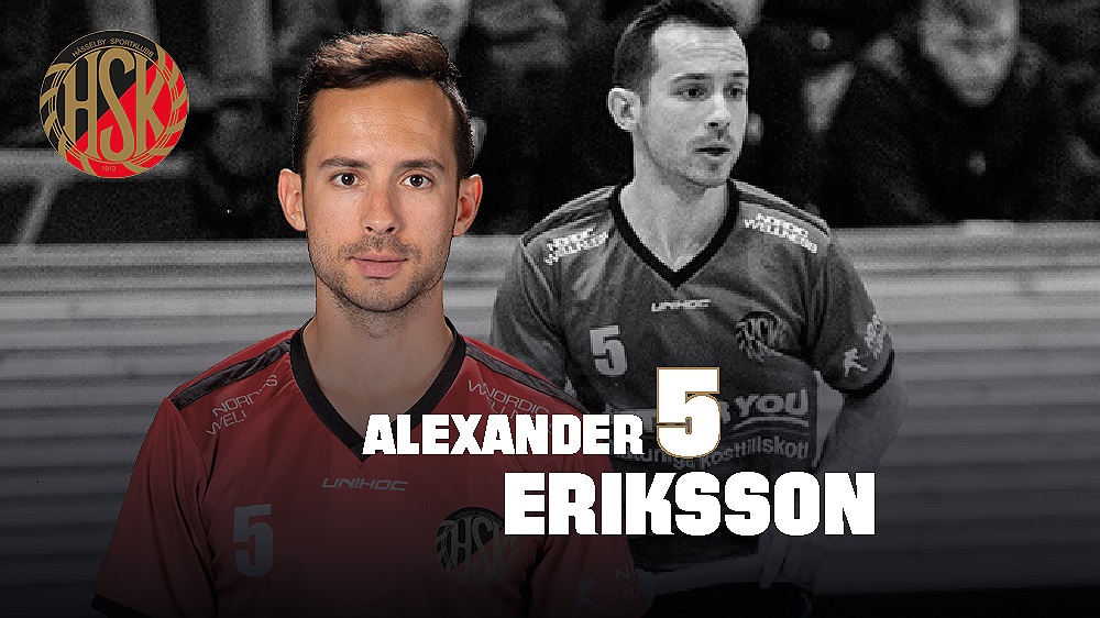 Alexander Eriksson klar för säsong fem i Hässelby / Hässelby SK IBK ...